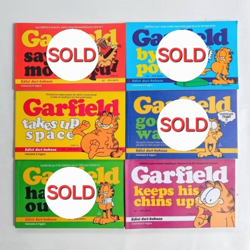 Jual Komik Garfield (Dwi Bahasa Inggris - Indonesia) | Shopee Indonesia
