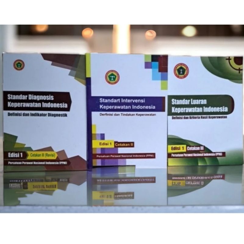 Jual 3 PCS Buku Paket PPNI Standar Keperawatan Indonesia SIKI , SDKI , SLKI Revisi Terbaru ...
