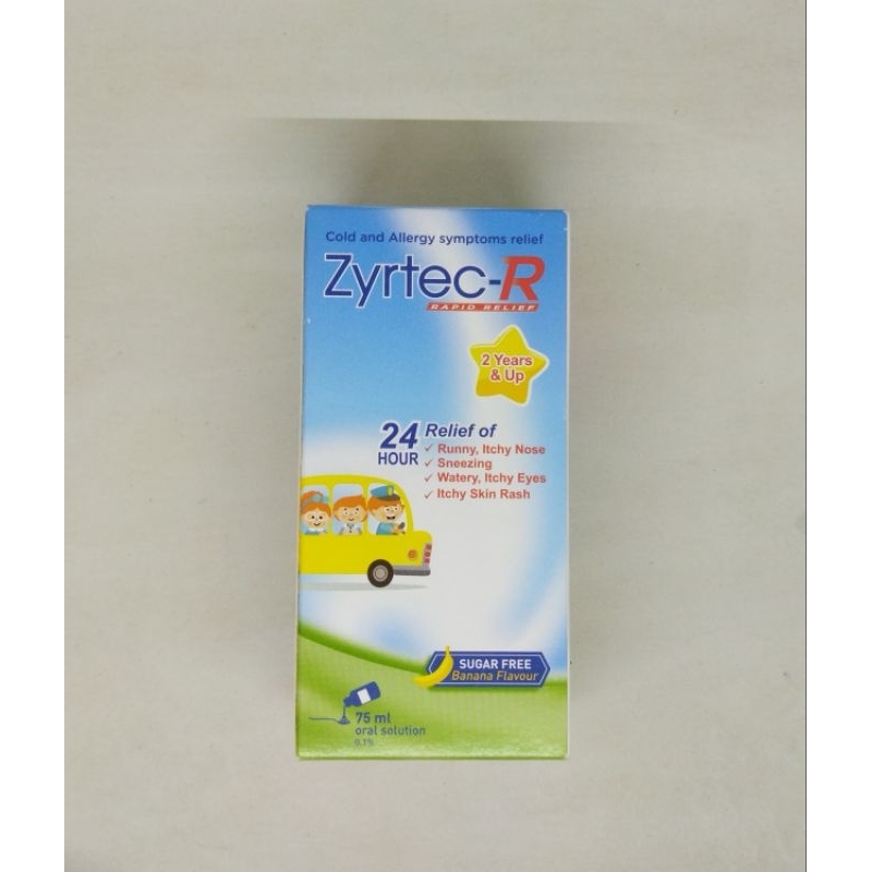 Jual Zyrtec-R sirup 75 ml Import Singapore | Shopee Indonesia