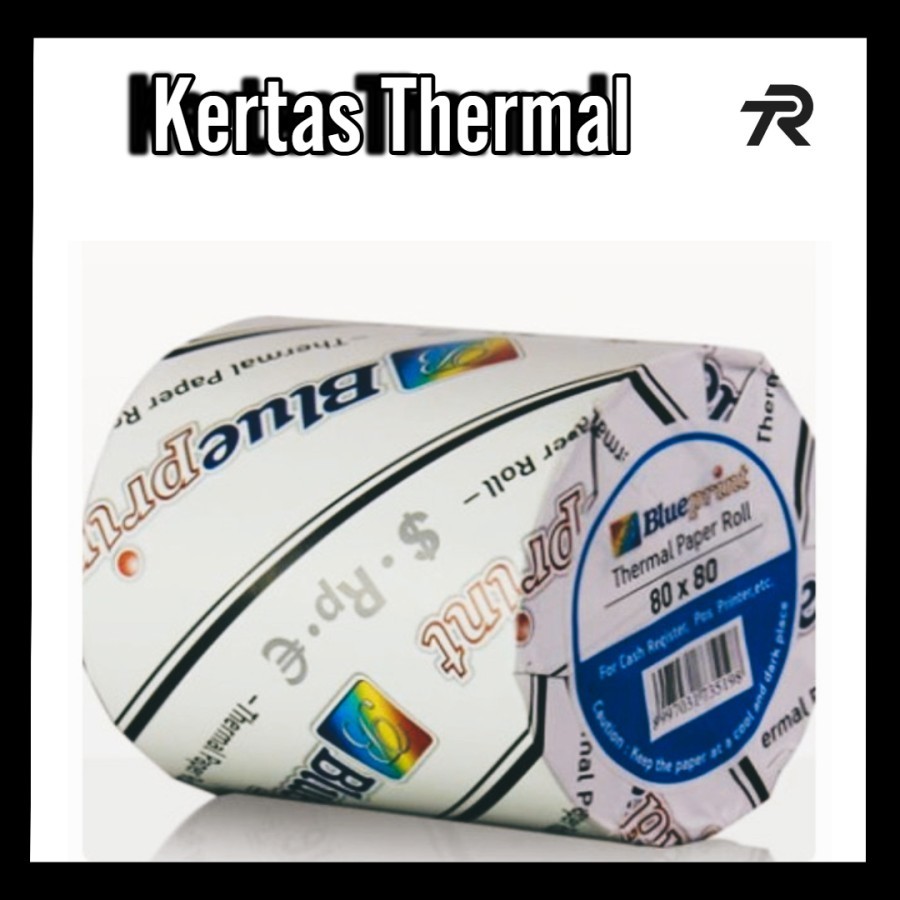 Jual kertas struk thermal 80x80 printech dan ufax | Shopee Indonesia