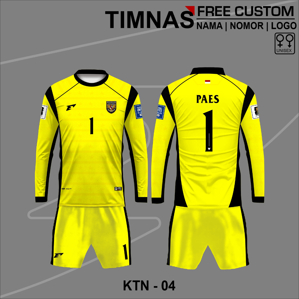 Jual Baju kiper timnas indonesia terbaru 2025 jersey piala dunia 2026 ...