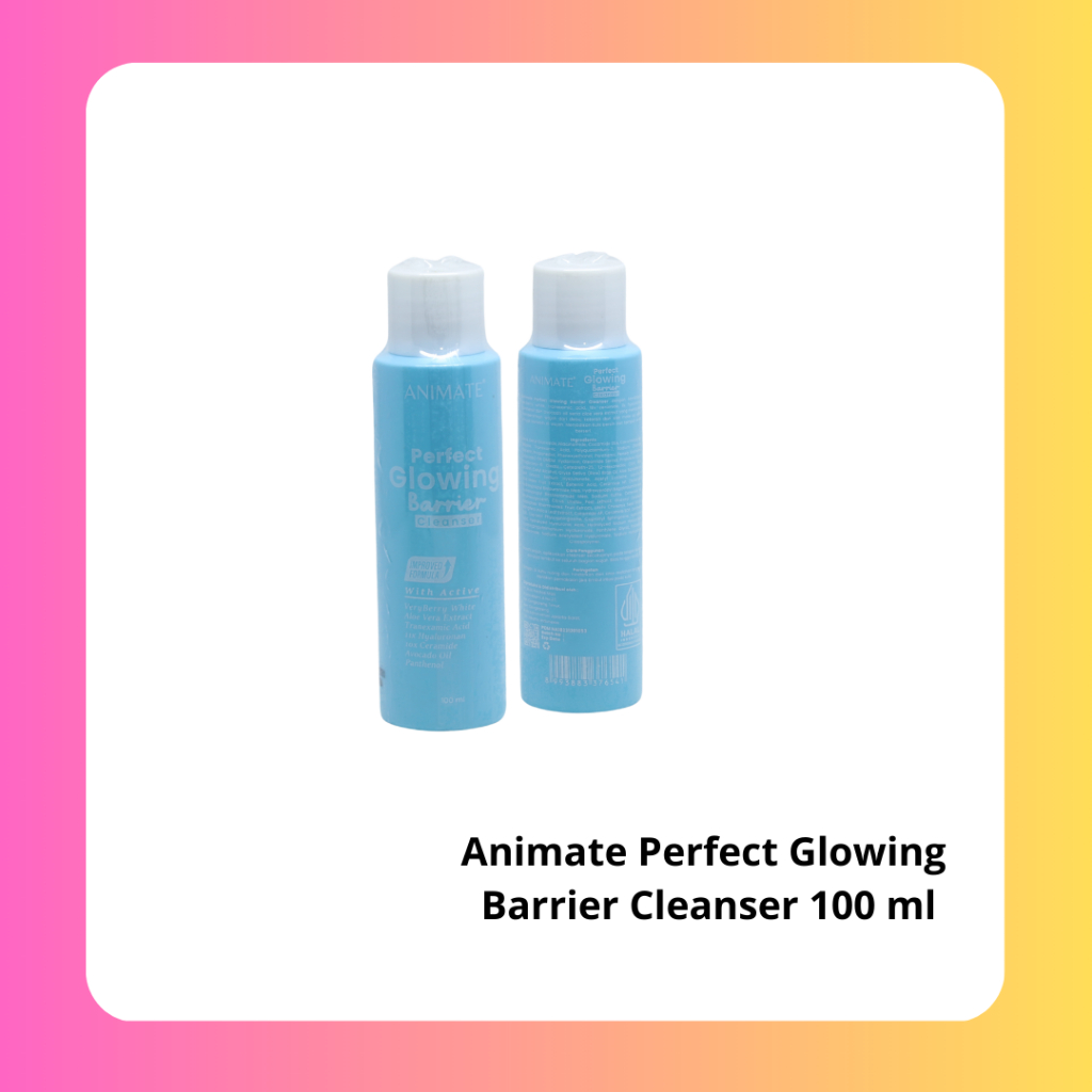 Jual Animate Perfect Glowing Barrier Cleanser 100 ml / Animate Facial ...
