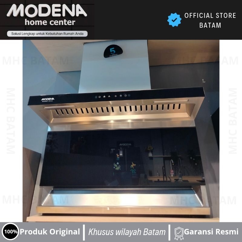 Jual MODENA OFFICIAL STORE BATAM CX 8917 LASS COOKER HOOD | Shopee ...