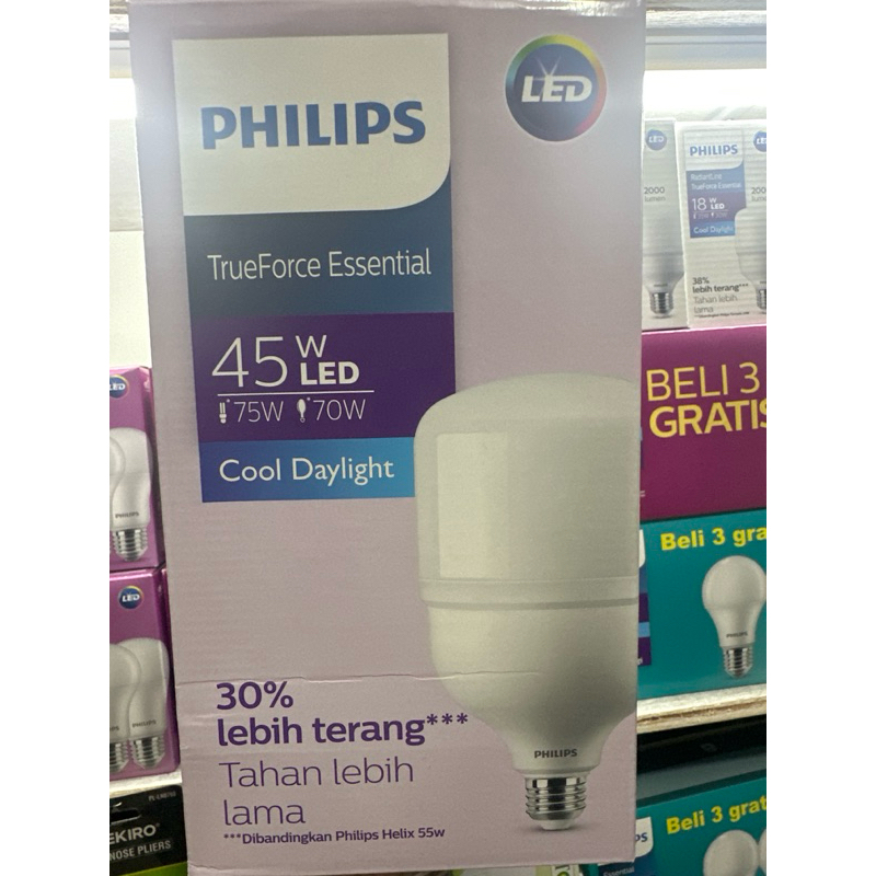 Jual Lampu Led Philips 45 Watt Essential Trueforce Led | Shopee Indonesia