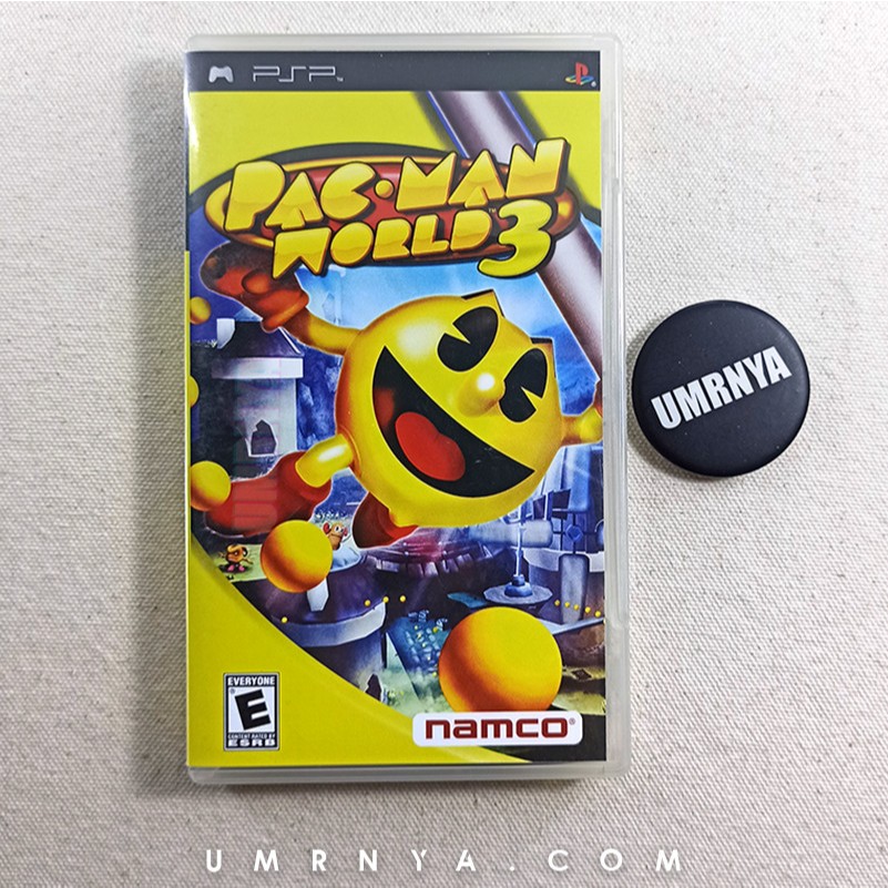 Jual Kaset PSP UMD Pac-Man World 3 CD Disk Game PS Games PacMan Pac Man ...