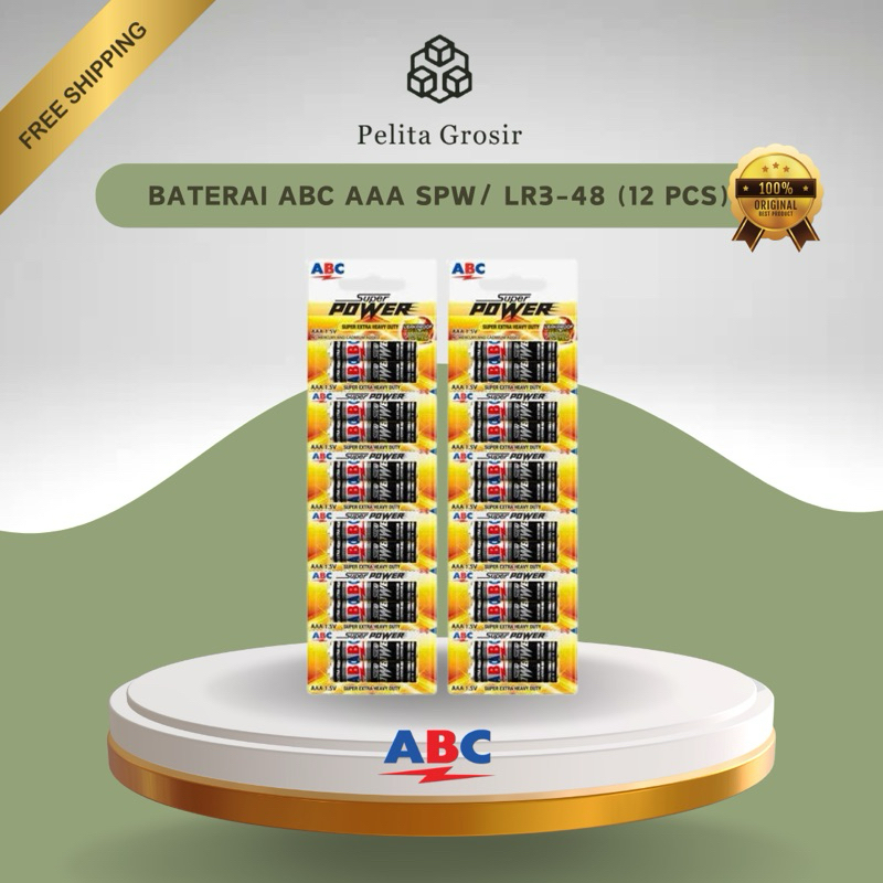 Jual BATU BATERAI ABC AAA SPW R03 RENTENG | Shopee Indonesia