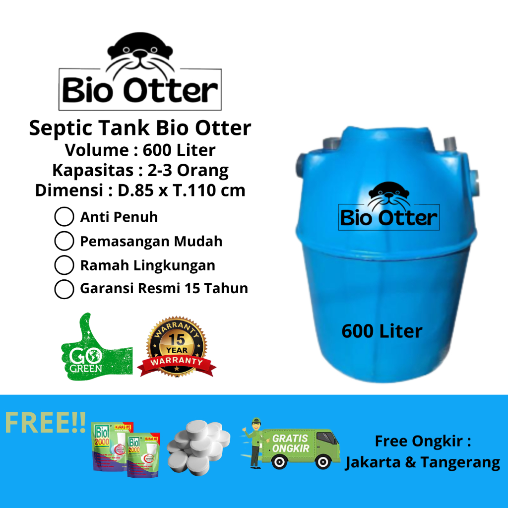 Jual Biotech Biofilter Biofil Sepiteng Bio Septictank Biotank Biotaff ...