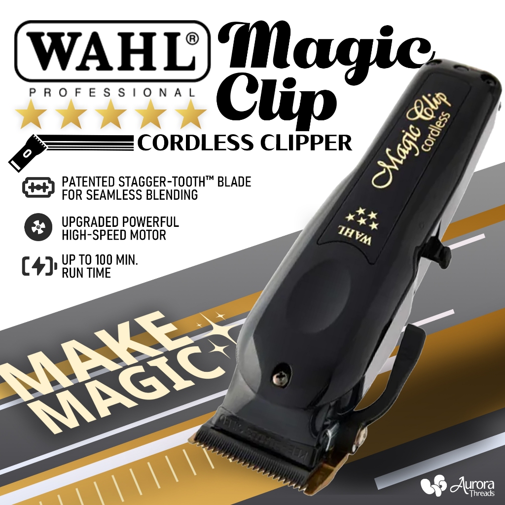 Jual [COD] ORI Wahl 5 Star Black Magic Clip Cordless Clipper / Alat ...