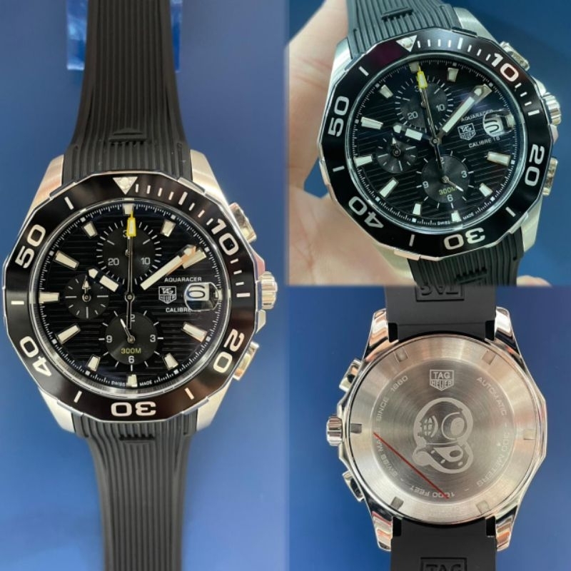 Jual JAM TANGAN PRIA TAG HEUER AQUARACER BLACK JAPAN QUARTZ SUPER ...