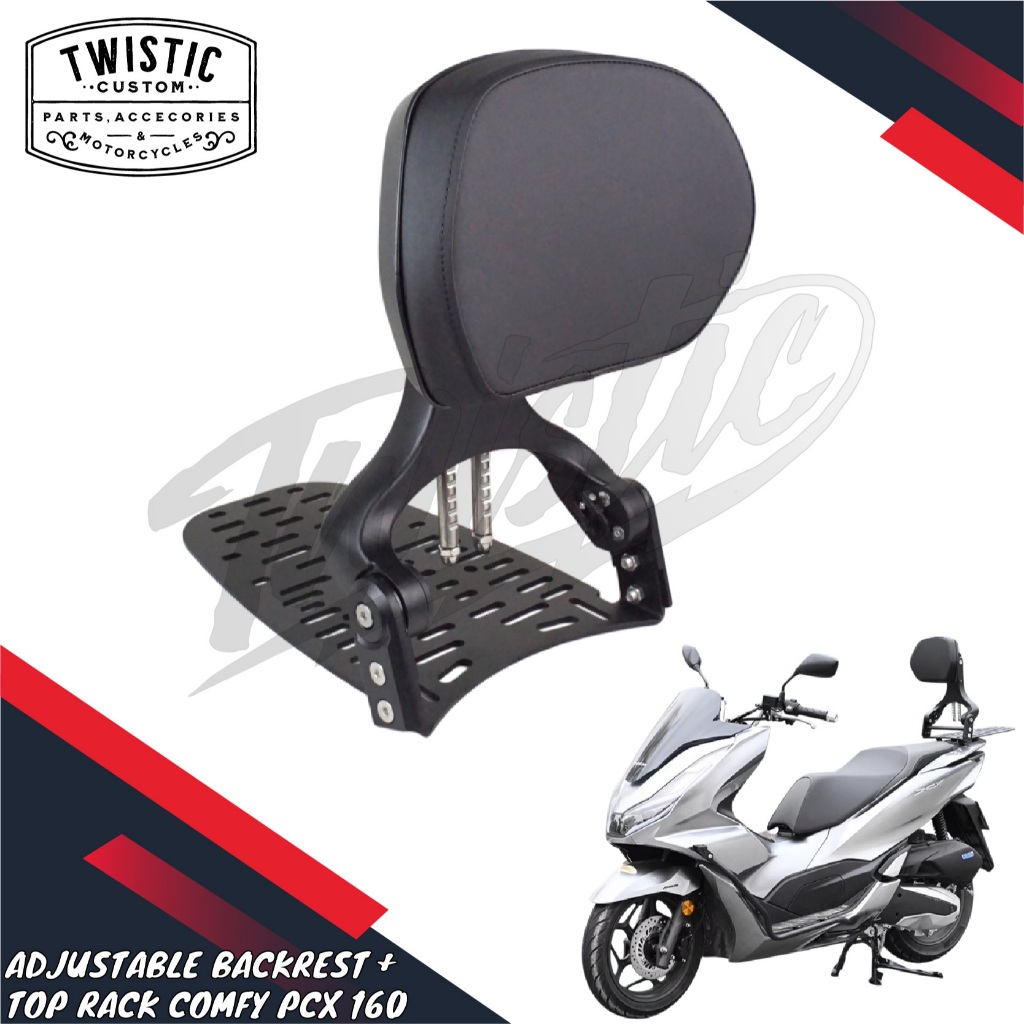 Jual Adjustable Backrest Comfy Senderan Sandaran Jok + Top Rak Rack ...