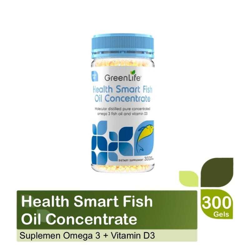 Jual GreenLife Health Smart Fish Oil Concentrate Omega 3 + Vitamin D3 ...