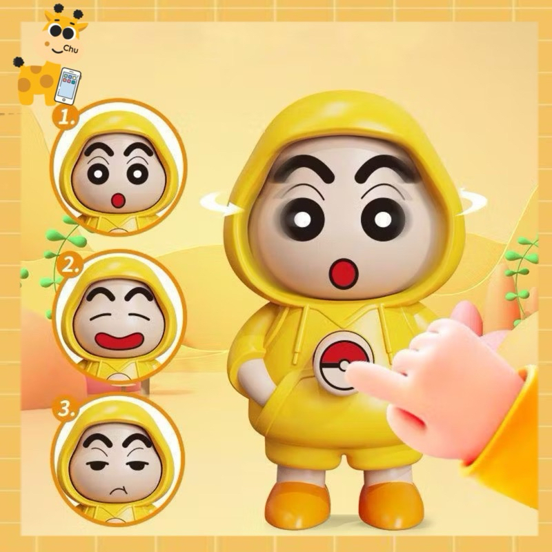 Jual Mainan Crayon Shinchan Face Changing / Keychain Gantungan Kunci ...