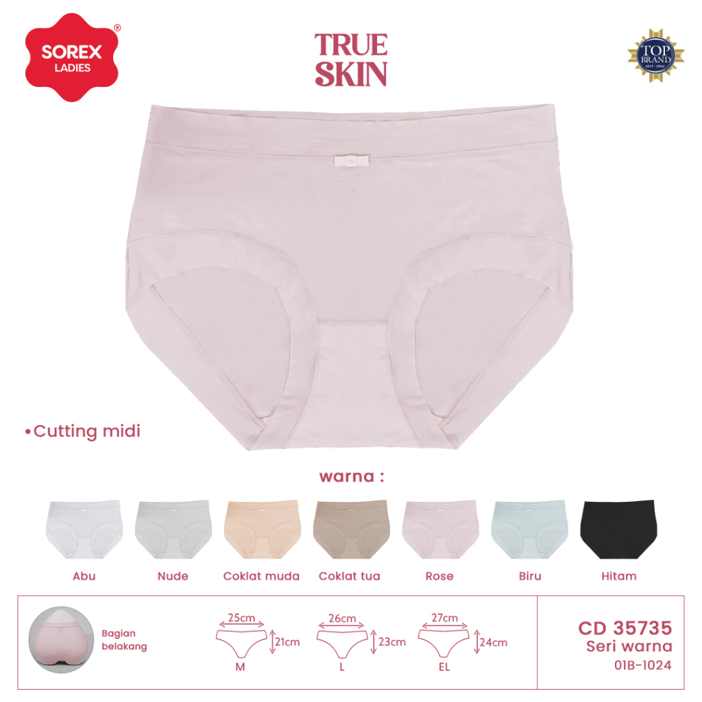 Jual Sorex CD Fashion Seamless Midi True Skin Ultra Thin CD 35735 ...