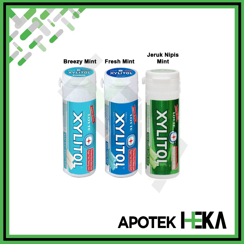 Jual Xylitol Lotte Mini 26.1 gr Sugar Free Chewing Gum - Permen Karet ...