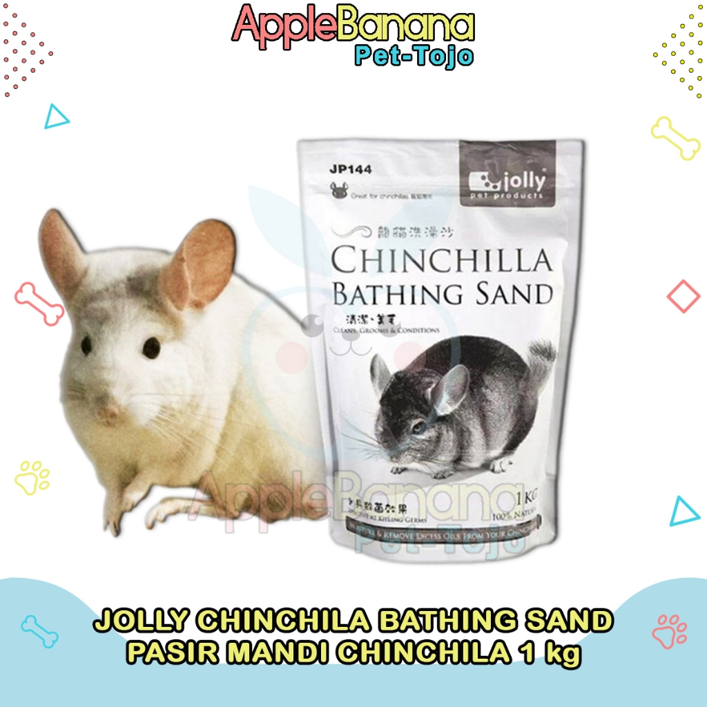 Jual Jolly Chinchilla Bathing Sand 1kg - Pasir Mandi Chinchilla JP144 1 ...