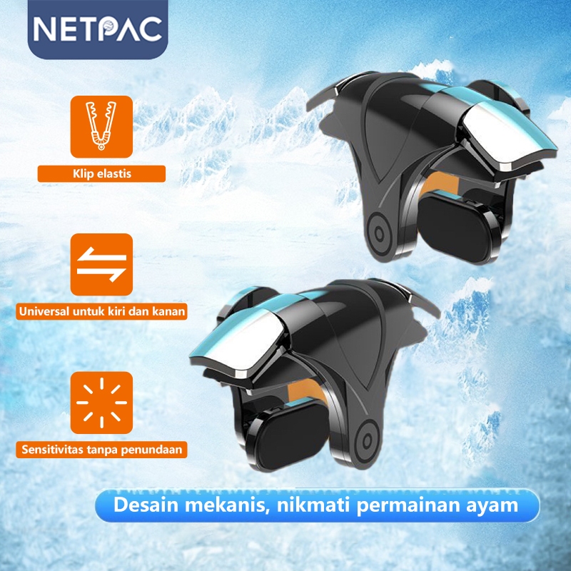 Jual NETPAC G12 Trigger Pubg L1 R1 Triggered Gaming Universal Trigger ...