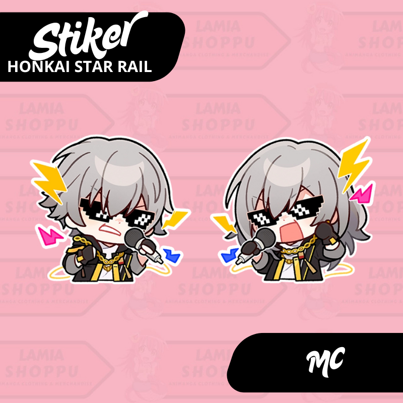 Jual Stiker Honkai Star Rail MC | Sticker MC Caelus dan Stelle HSR ...