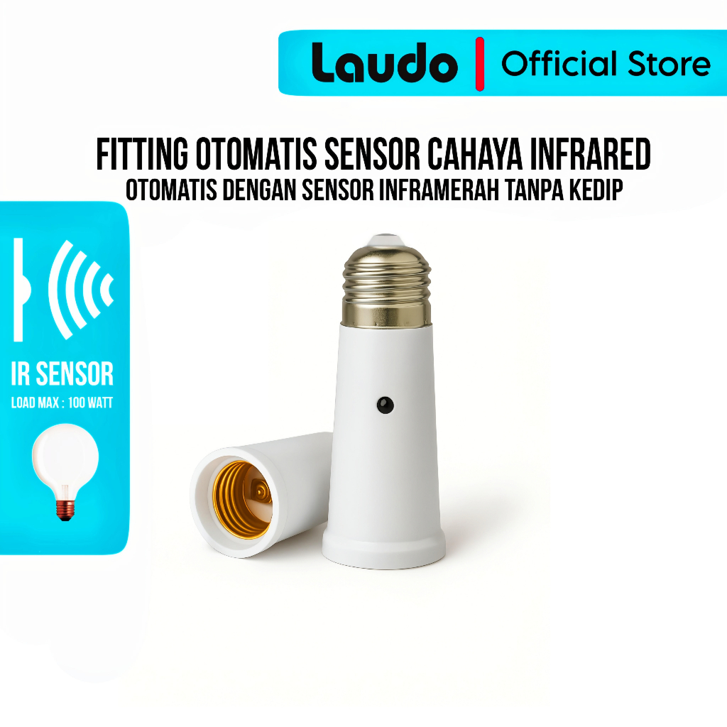 Jual Fitting Otomatis Sensor Cahaya Infra-red Anti Kedip | Shopee Indonesia
