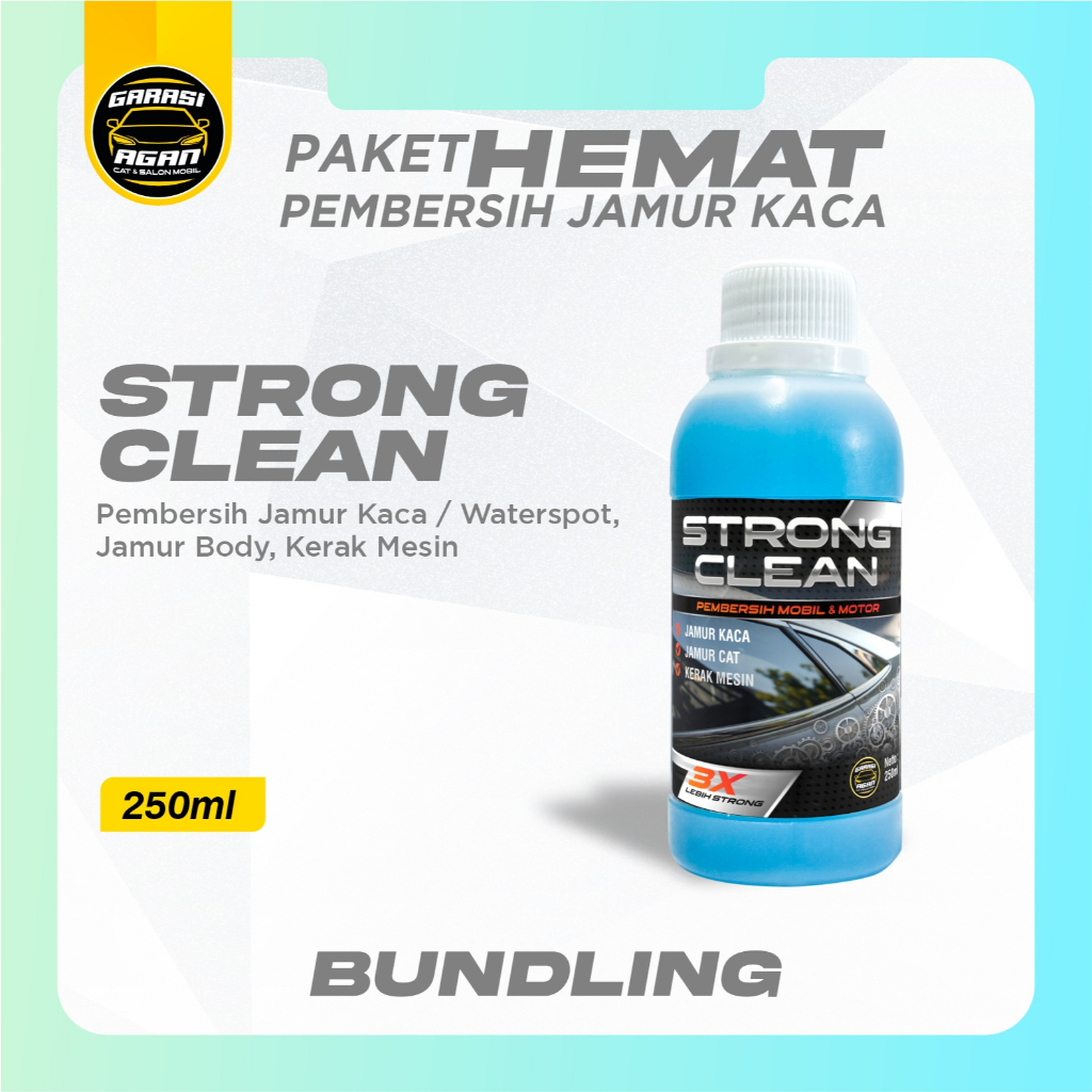 Jual GARASI AGAN PAKET HEMAT STRONG CLEAN 250ml Pembersih Jamur Kaca ...