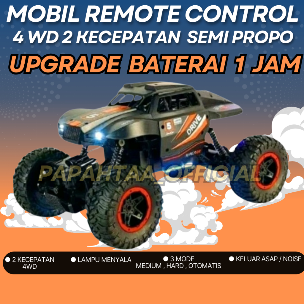 Jual Rc Climbing Car OFF ROAD Spray 4 Wd Mainan Anak Mobil Remote Control 1 : 14 Cross Country ...
