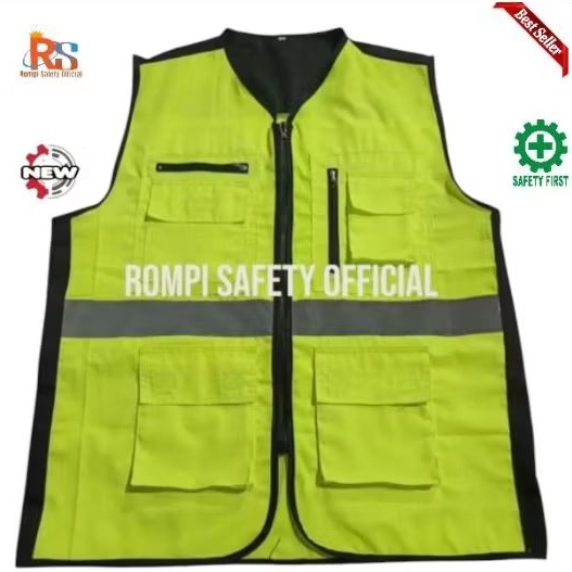 Jual ROMPI SAFETY KOMBINASI BAHAN DRILL / ROMPI KERJA /ROMPI PROYEK ...