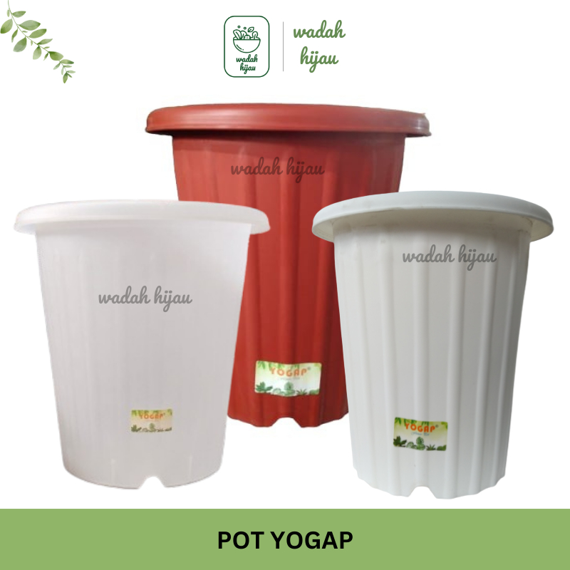 Jual POT BUNGA POT TANAMAN HIAS POT YOGAP POT TINGGI TEBAL BERKUALITAS ...