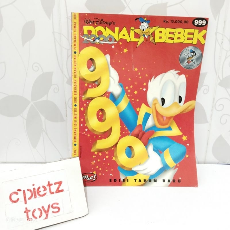 Jual Majalah Komik Donal Bebek Edisi 999 - Edisi Tahun Baru (Second/Preloved) | Shopee Indonesia