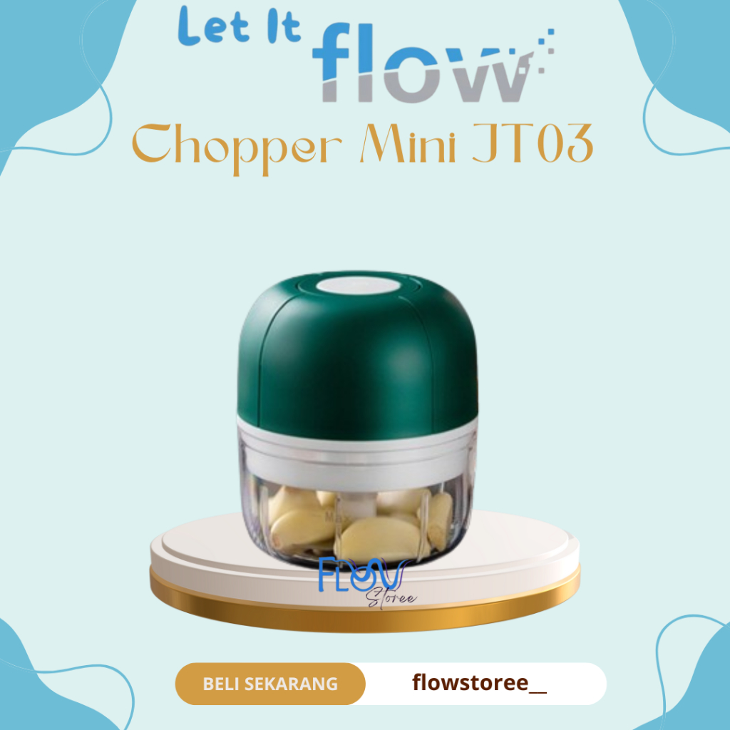Jual Flow Chopper Mini MKC Kimiso JT03 Blender Elektrik Portable | Shopee Indonesia