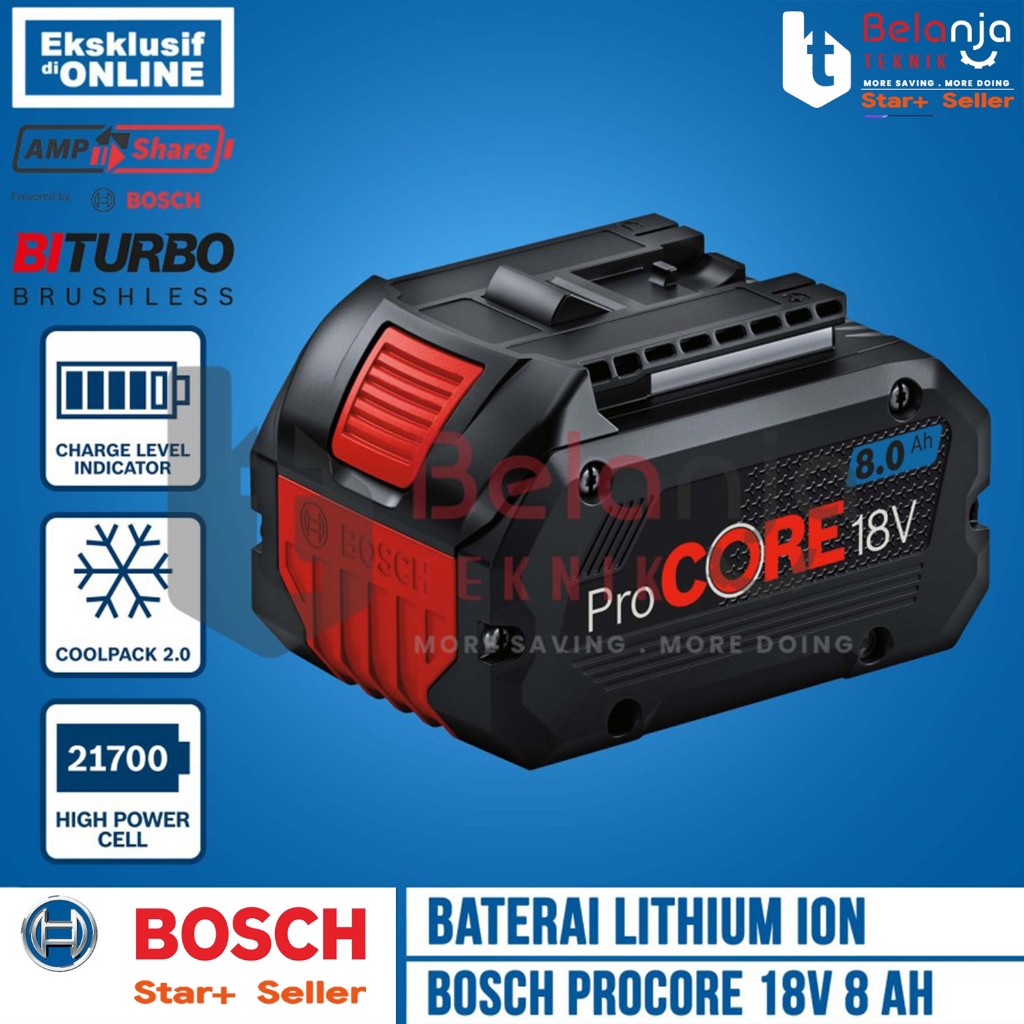 Jual Bosch Battery Cordless ProCORE 18V 8 Ah 18 Volt Baterai Lithium ...