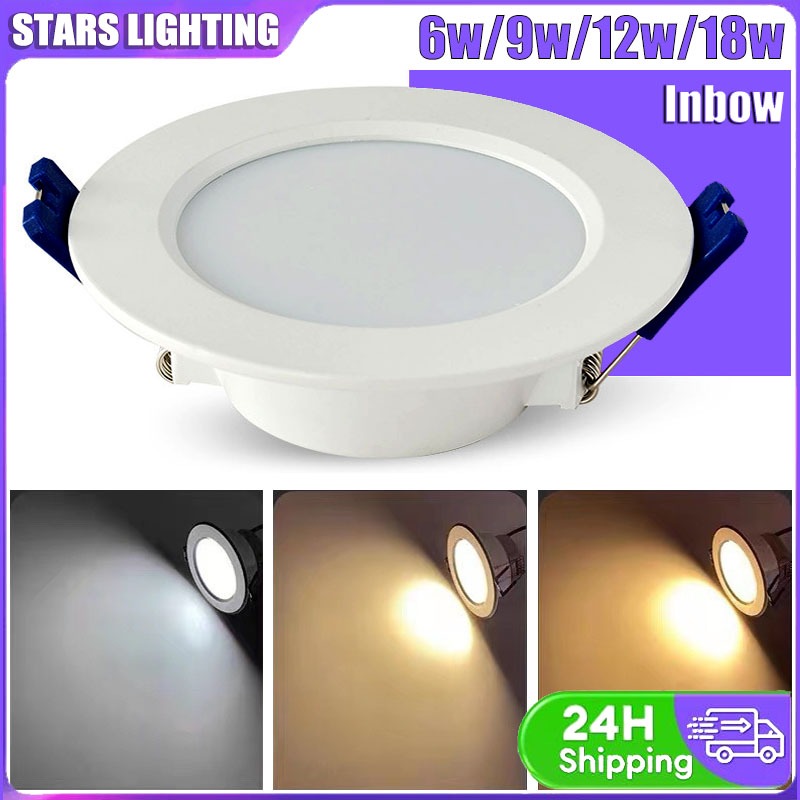 Jual STARLIGHT LAMPUDownlight Panel LED Inbow Bulat/LAMPU DOWNLIGHT LED ...