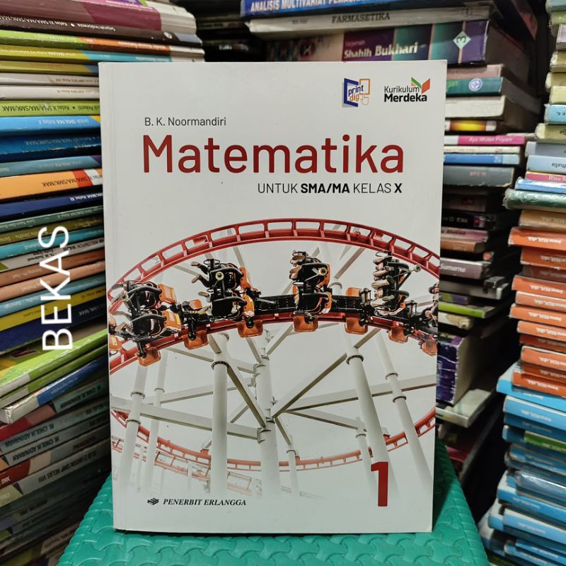 Jual Buku Paket MTK Matematika Kelas X 10 1 SMA MA Penerbit Erlangga ...