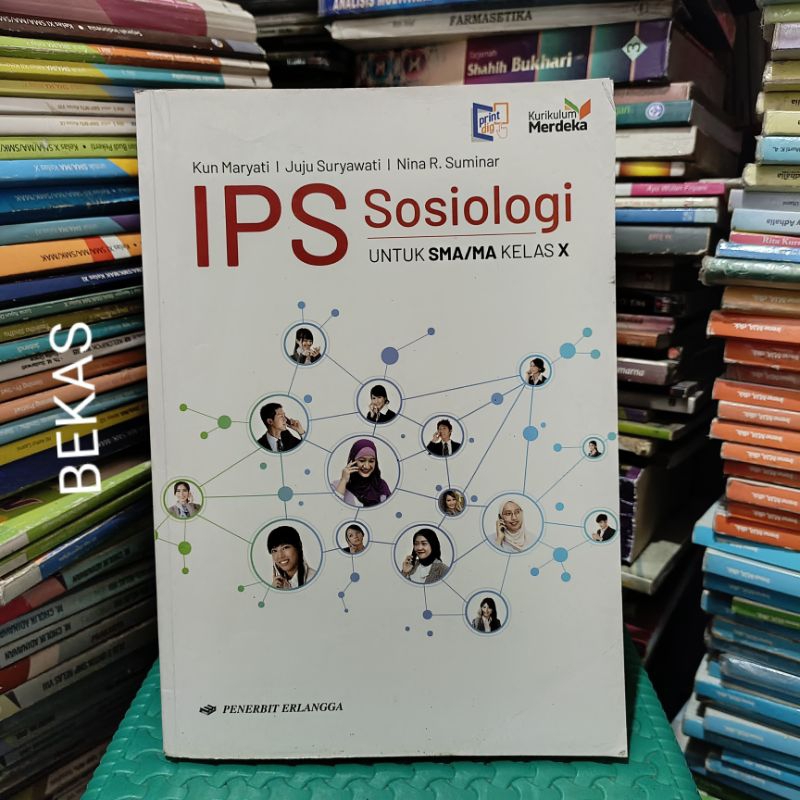 Jual Buku Paket IPS Sosiologi Ilmu Pengetahuan Sosial Kelas X 10 1 SMA MA Penerbit Erlangga ...