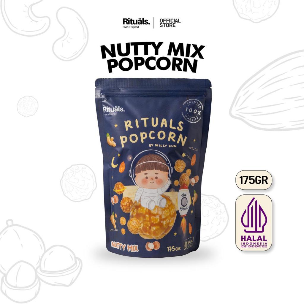 Jual Rituals Food Nutty Mix Popcorn 175gr Ukuran Large - Snack Jagung ...