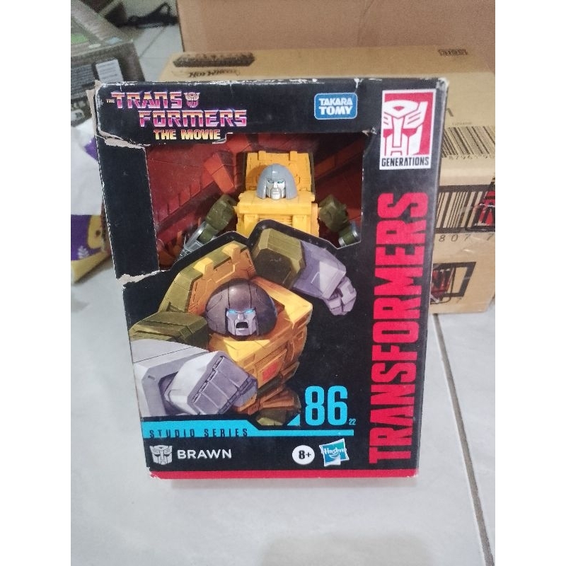 Jual figure robot Transformers studio series brawn ORI hasbro | Shopee Indonesia