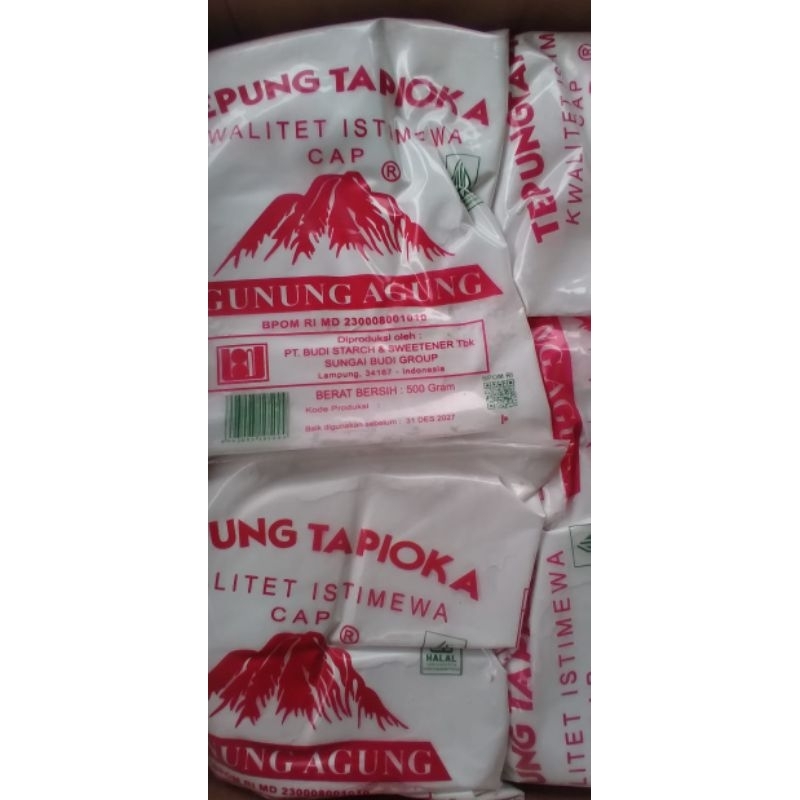 Jual TEPUNG TAPIOKA CAP GUNUNG 500gr | Shopee Indonesia