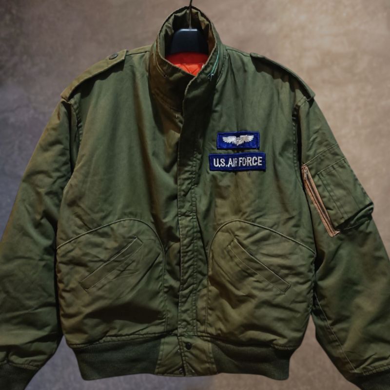 Jual Jaket Pilot US Air Force Vintage Flight Jacket | Shopee Indonesia