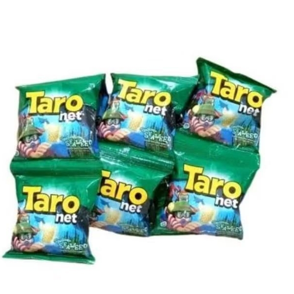 Jual TARO NET RASA POTATO BBQ | SEAWEED NETTO 10 PCS X 9 GR | Shopee ...
