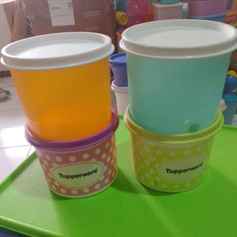 Jual TUPPERWARE SECOND Compact canister 550ml | Shopee Indonesia