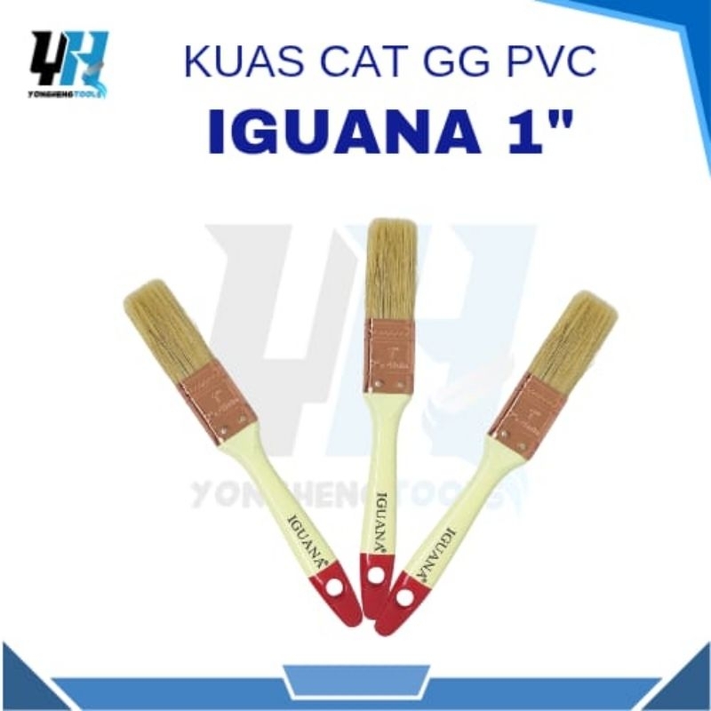 Jual KUAS IGUANA 1 INCH /KUAS CAT/KUAS GAGANG PVC | Shopee Indonesia