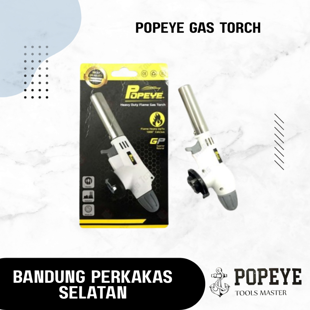 Jual POPEYE Gas Torch Kepala Tabung Alat Bakar Las Pemantik Api Blow ...