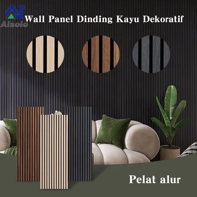 Jual WPC Panel Dinding Lebar 30cm x 290cm Backdrop TV | Shopee Indonesia