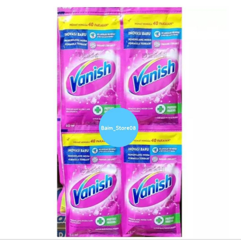 Jual Vanish Sachet/Renceng 6 Pcs ( PINk ) | Shopee Indonesia