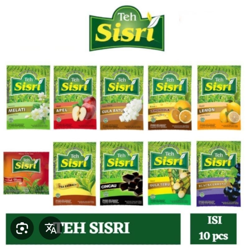 Jual Teh Sisri ( 10 pcs ) | Shopee Indonesia