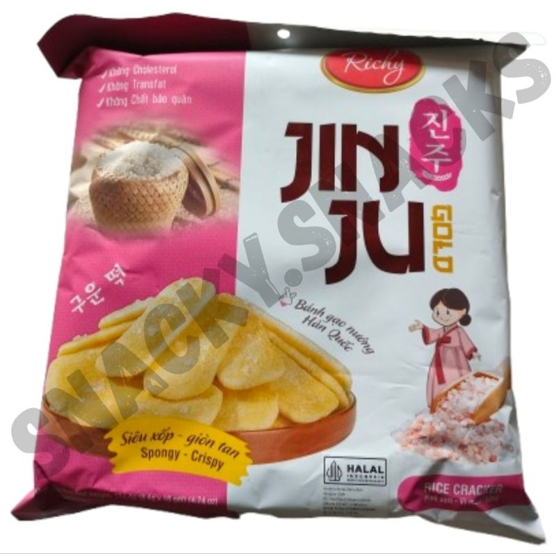Jual JIN JU RICE CRACKERS PINK SALT | Shopee Indonesia