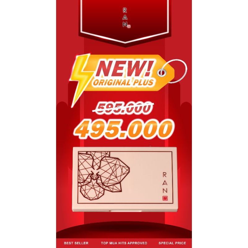 Jual RAN ORIGINAL PLUS POWDER BY POM VINIJ BEDAK PADAT COMPACT ...