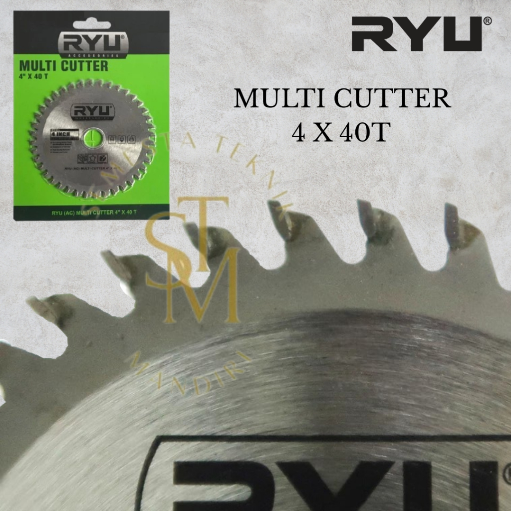 Jual RYU MATA GERINDA MULTI CUTTER 4" X 40T GERGAJI KAYU PLASTIK ...