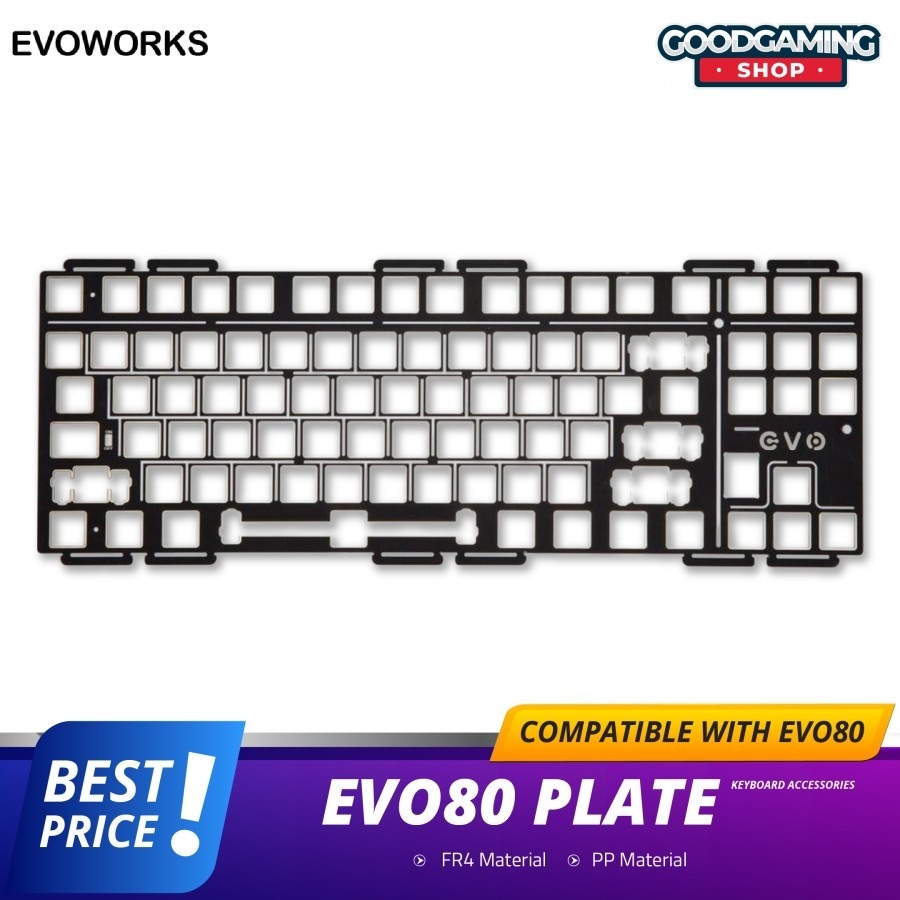 Jual Evoworks EVO80 Keyboard Plates EVO 80 US-Ansi | Shopee Indonesia