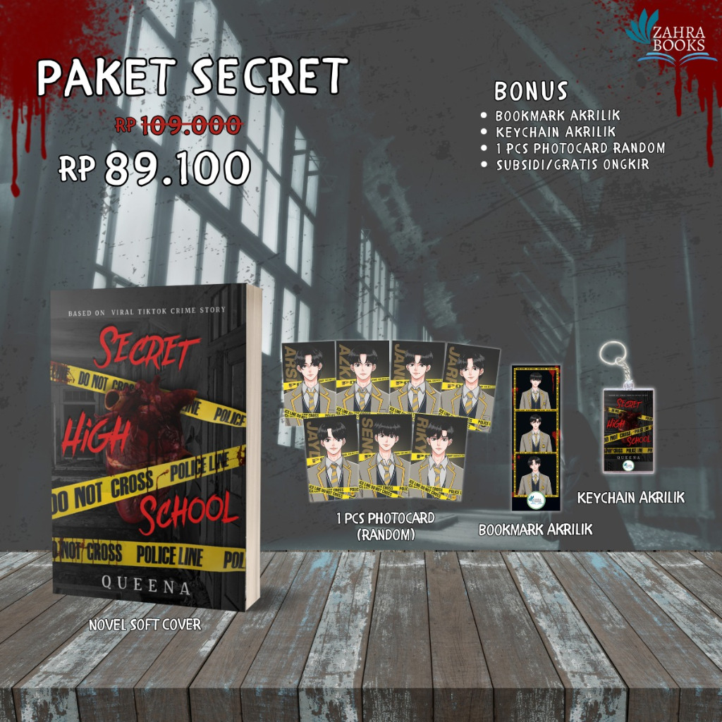 Jual Novel Secret High School By Queena | Shopee Indonesia