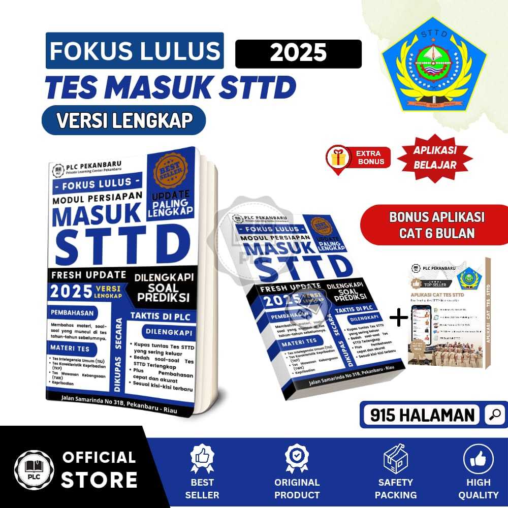 Jual Buku Sttd 2025 Buku Tes Sttd Sekolah Tinggi Transportasi Darat ...