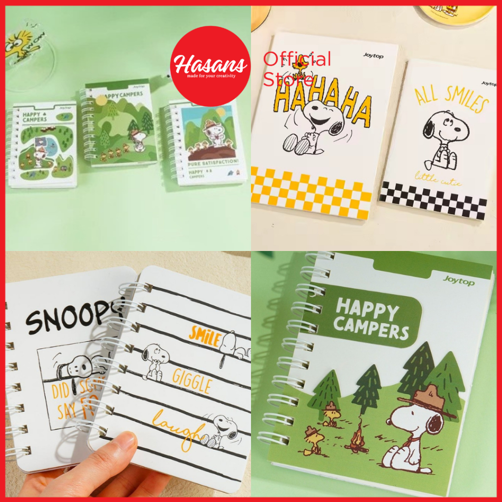 Jual Memo Book / Notebook Mini Snoopy / Buku Catatan Mini / Buku Saku ...